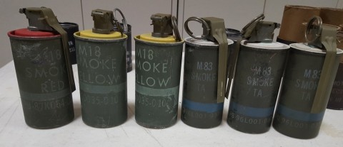 M18 Smoke Grenade, Yellow