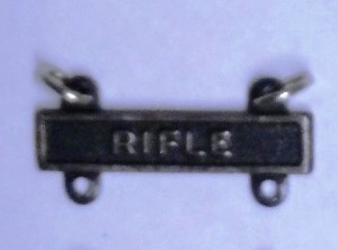 Rifle Qualification Bar for Marksman Badge.