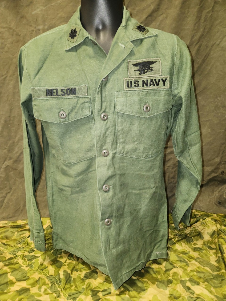 OG-107 Fatigue Shirt, SEAL Named