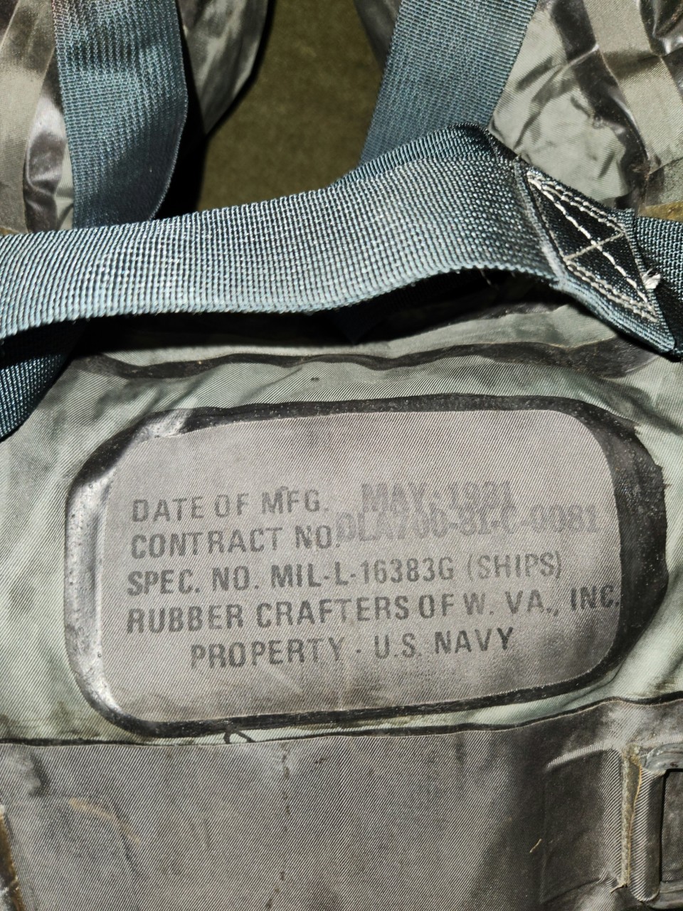 UDT / SEAL Lift VEST. "Horse Collar" - US Field Gear & Equipment