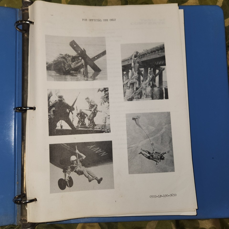 U.S. NAVAL SPECIAL WARFARE TRAINING HANDBOOK - Operations / Tactical ...