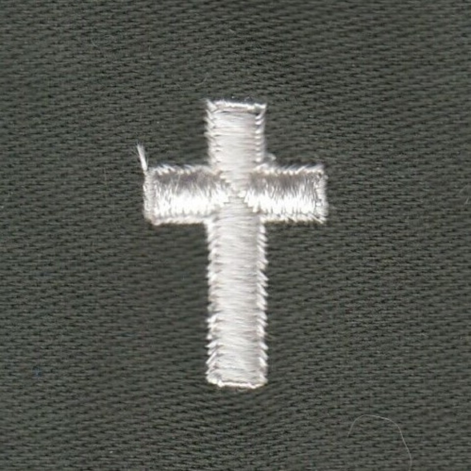 Christian Chaplain Branch of Service, Sew-On Color - Insignia