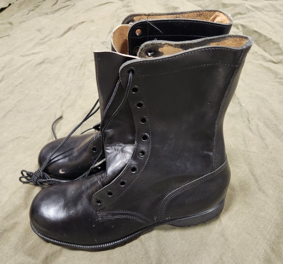 Leather Combat Boots (DMS), VN (10.5R) - One Of A Kind
