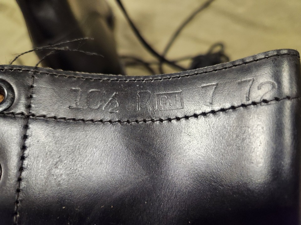 Leather Combat Boots (DMS), VN (10.5R)