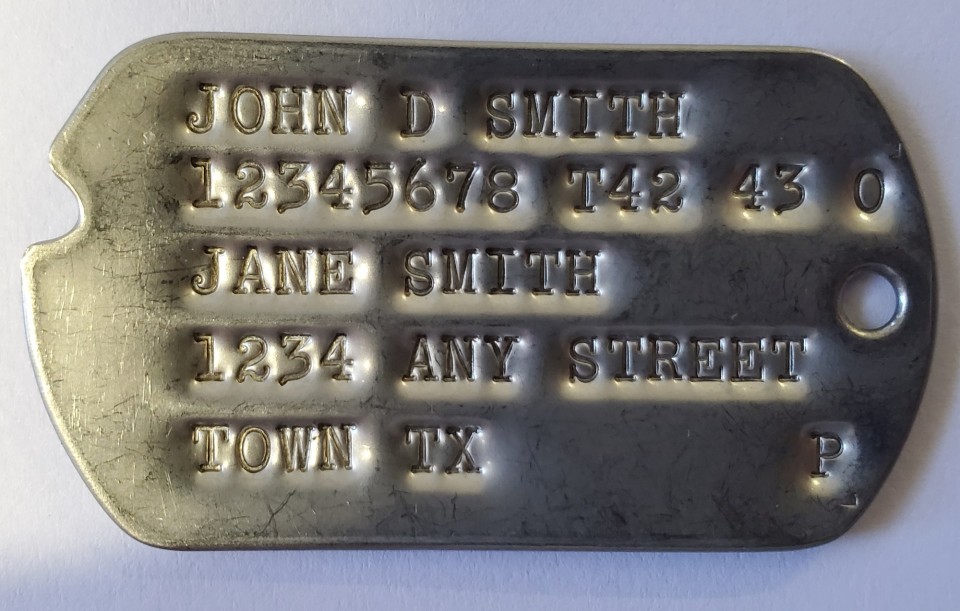 Dog Tag Set - Dog Tags - Insignia