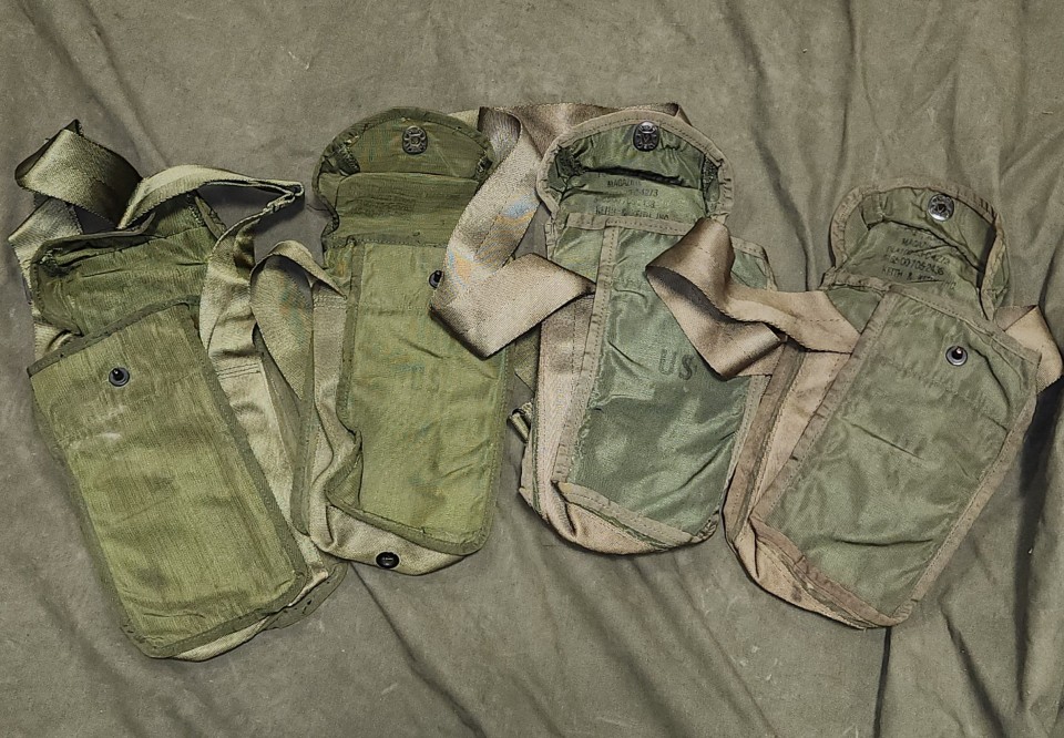 Pocket, Ammunition Magazine (M-1967 Magazine Shoulder Bag) DSA DATED