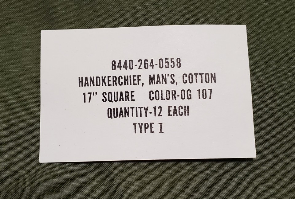Handkerchief, USGI - Personal Items