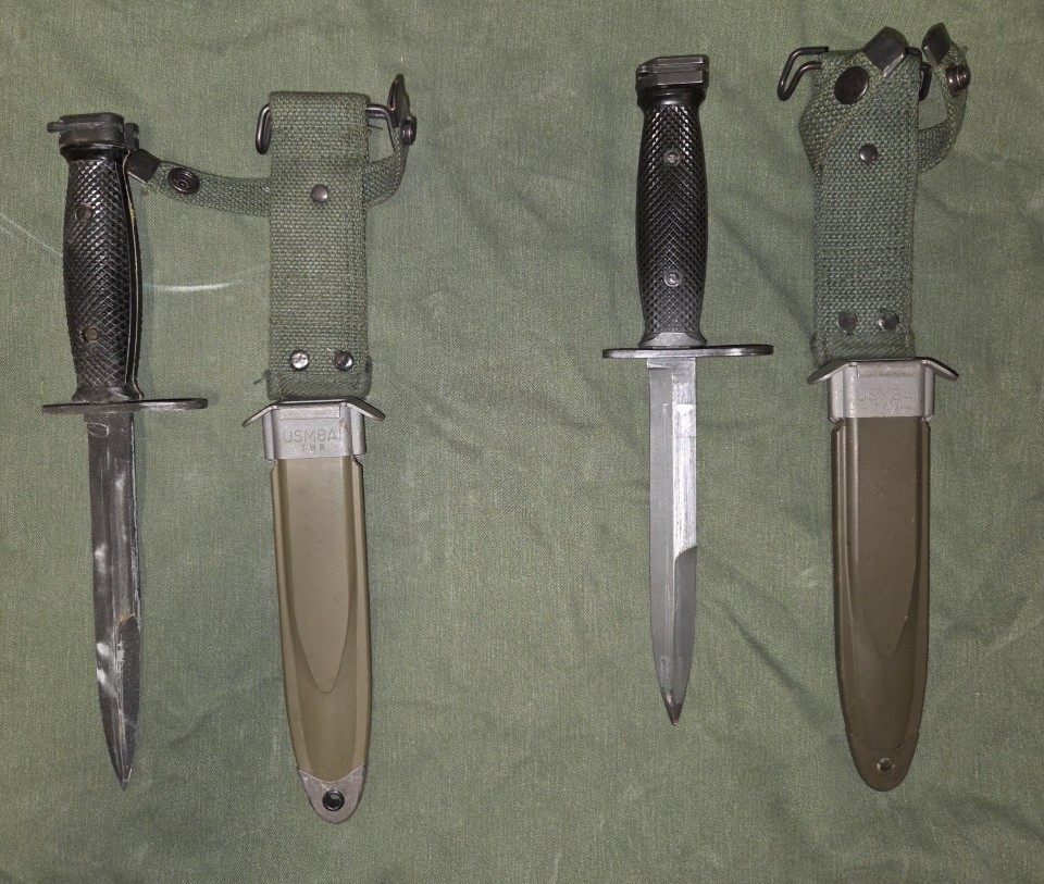 M7 Bayonet w/ M8A1 Scabbard, EXC