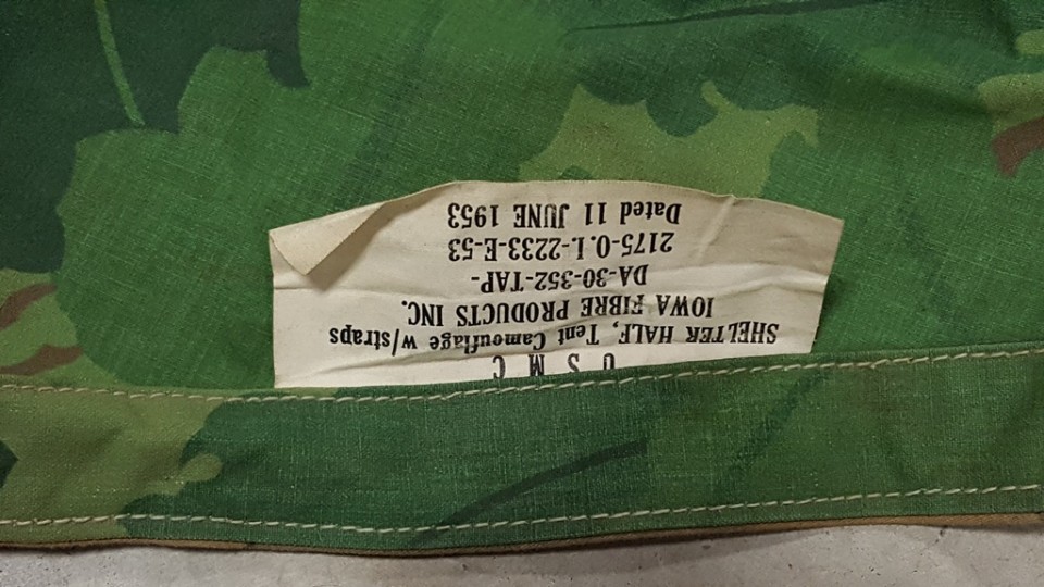 USMC Mitchell Pattern Shelter Half