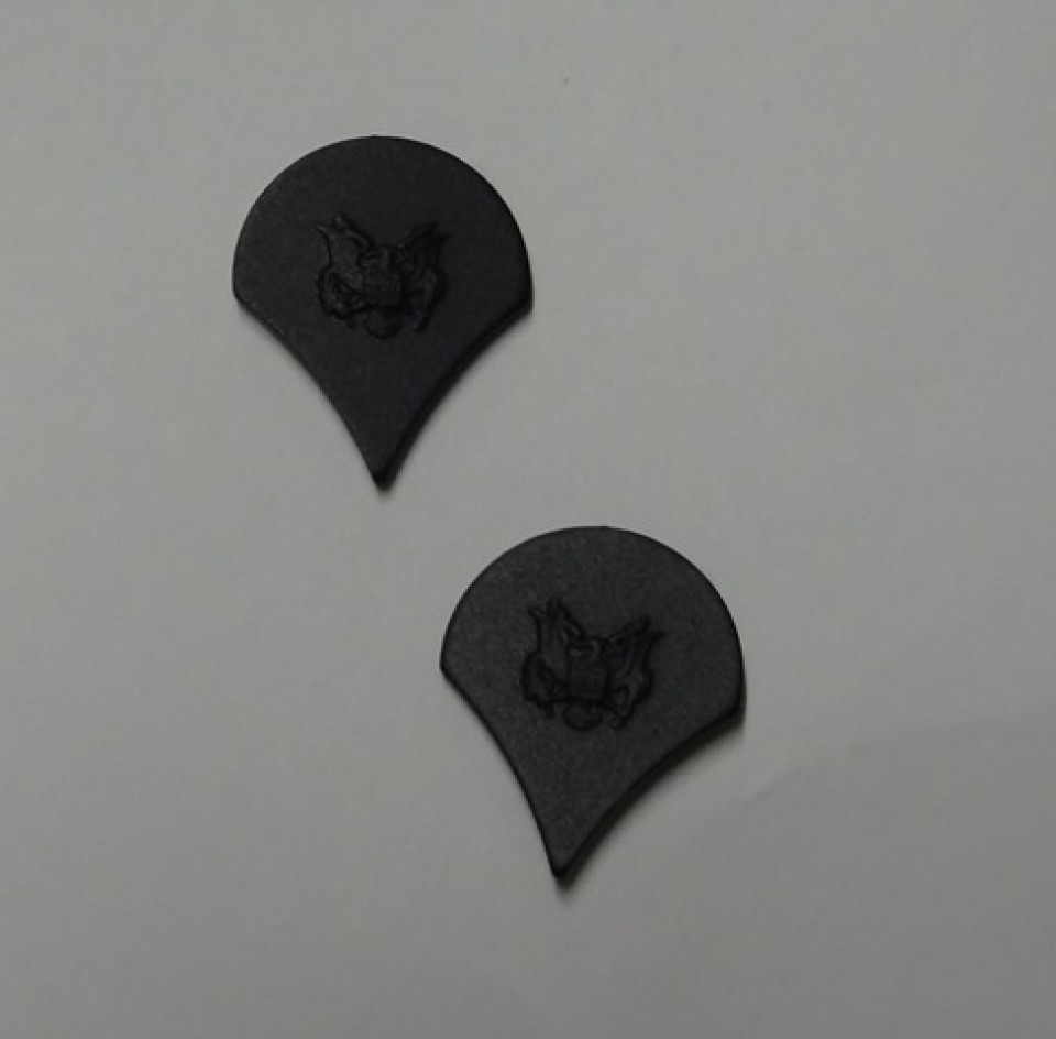 Specialist 4th Class (SP4) Pin-On Subd - Enlisted Pin On Collar Rank ...