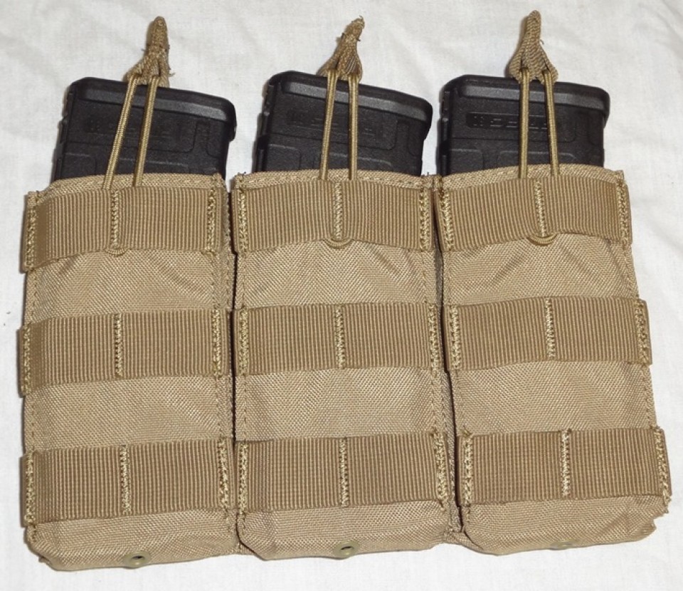M4 Triple Magazine Pouch, OD or Tan